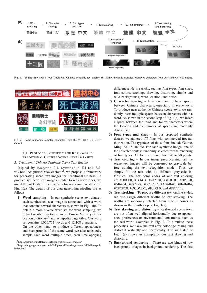 Traditional Chinese Synthetic Datasets Verified with Labeled Data for ...