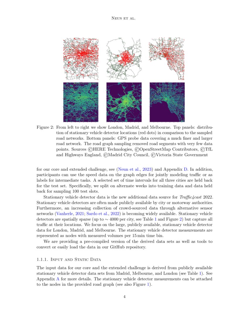 Traffic4cast At Neurips 2022 Predict Dynamics Along Graph Edges From
