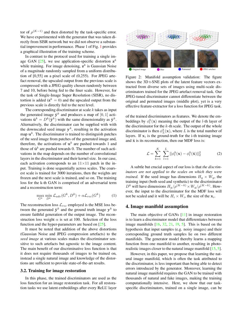 Training a Better Loss Function for Image Restoration | DeepAI