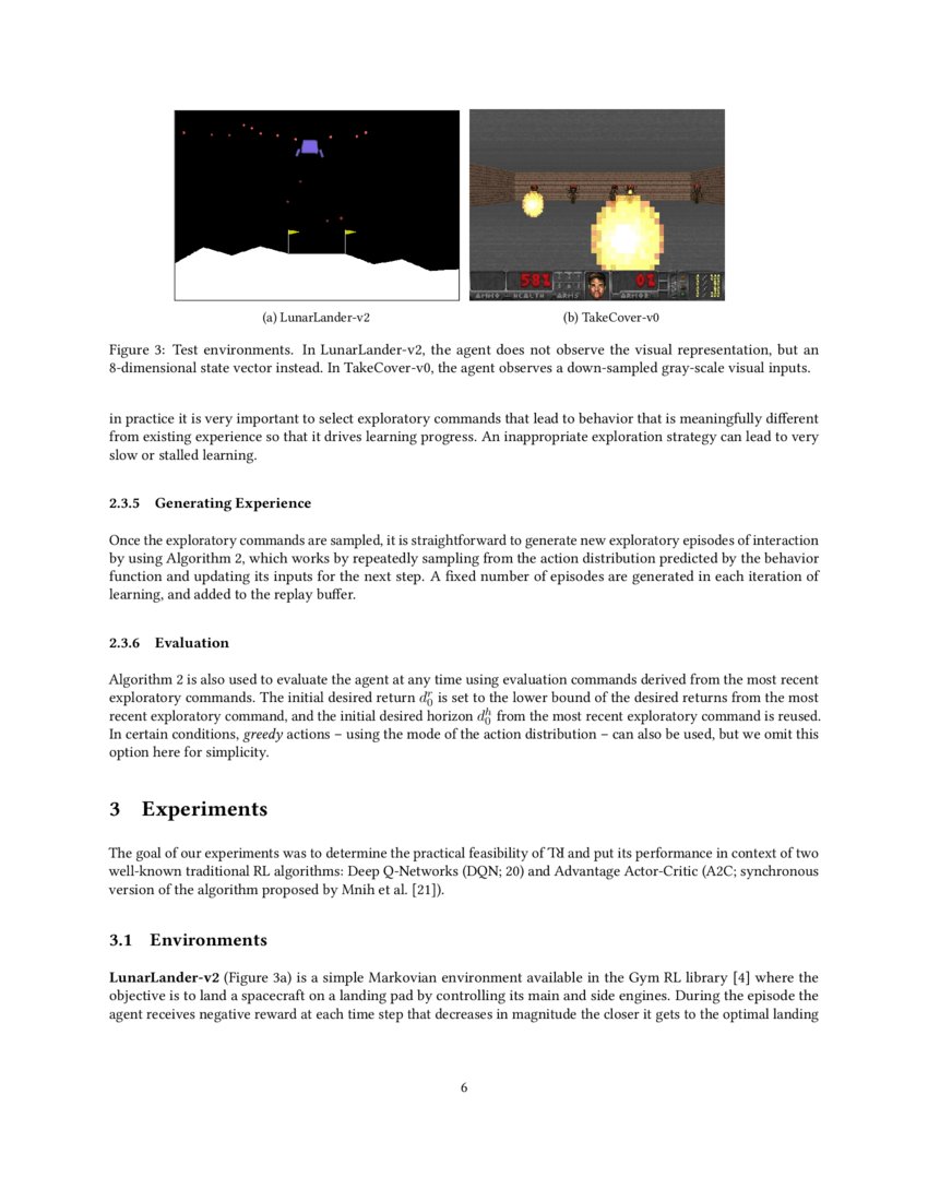 Training Agents using Upside-Down Reinforcement Learning | DeepAI
