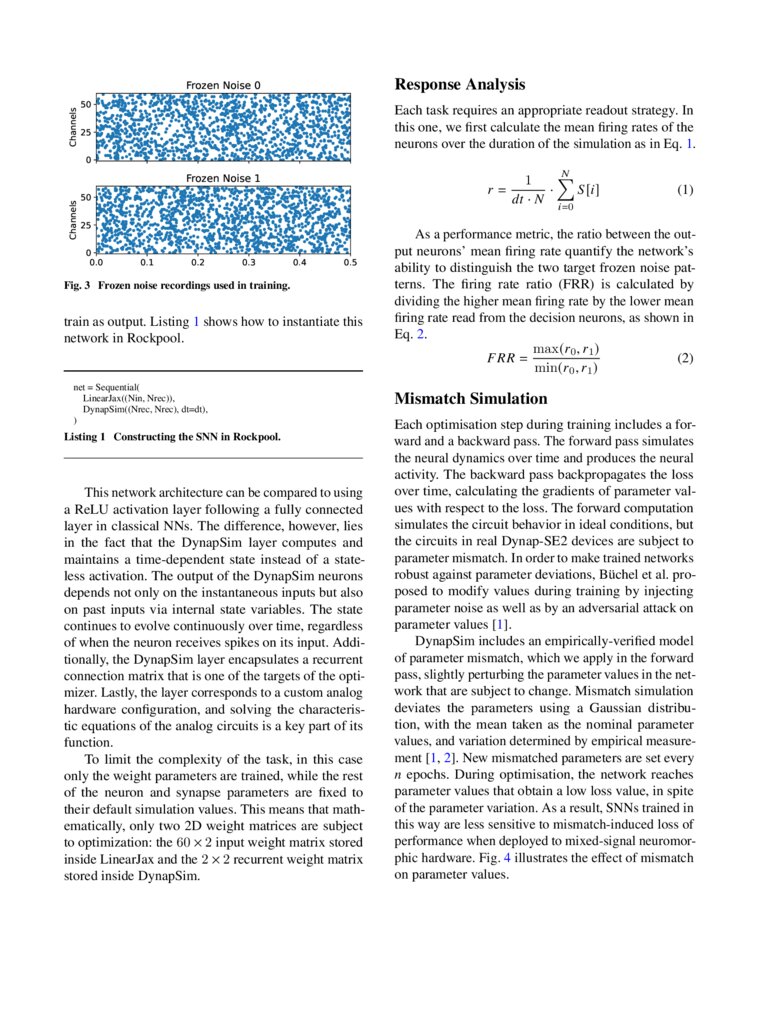 Training And Deploying Spiking Nn Applications To The Mixed Signal Neuromorphic Chip Dynap Se2