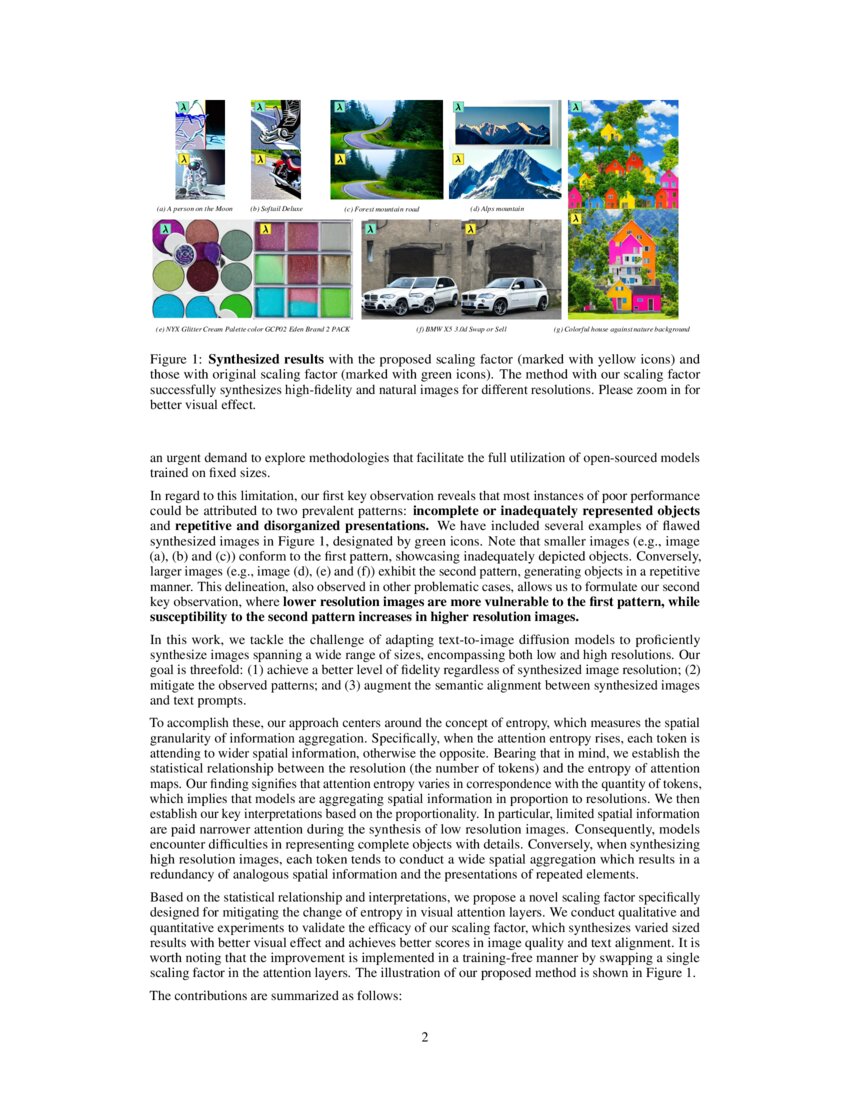 Training-free Diffusion Model Adaptation for Variable-Sized Text-to-Image Synthesis | DeepAI