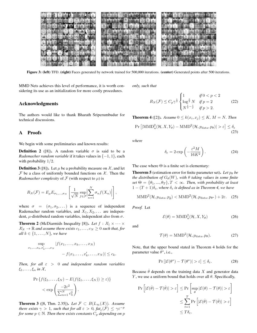 Training generative neural networks via Maximum Mean Discrepancy optimization | DeepAI