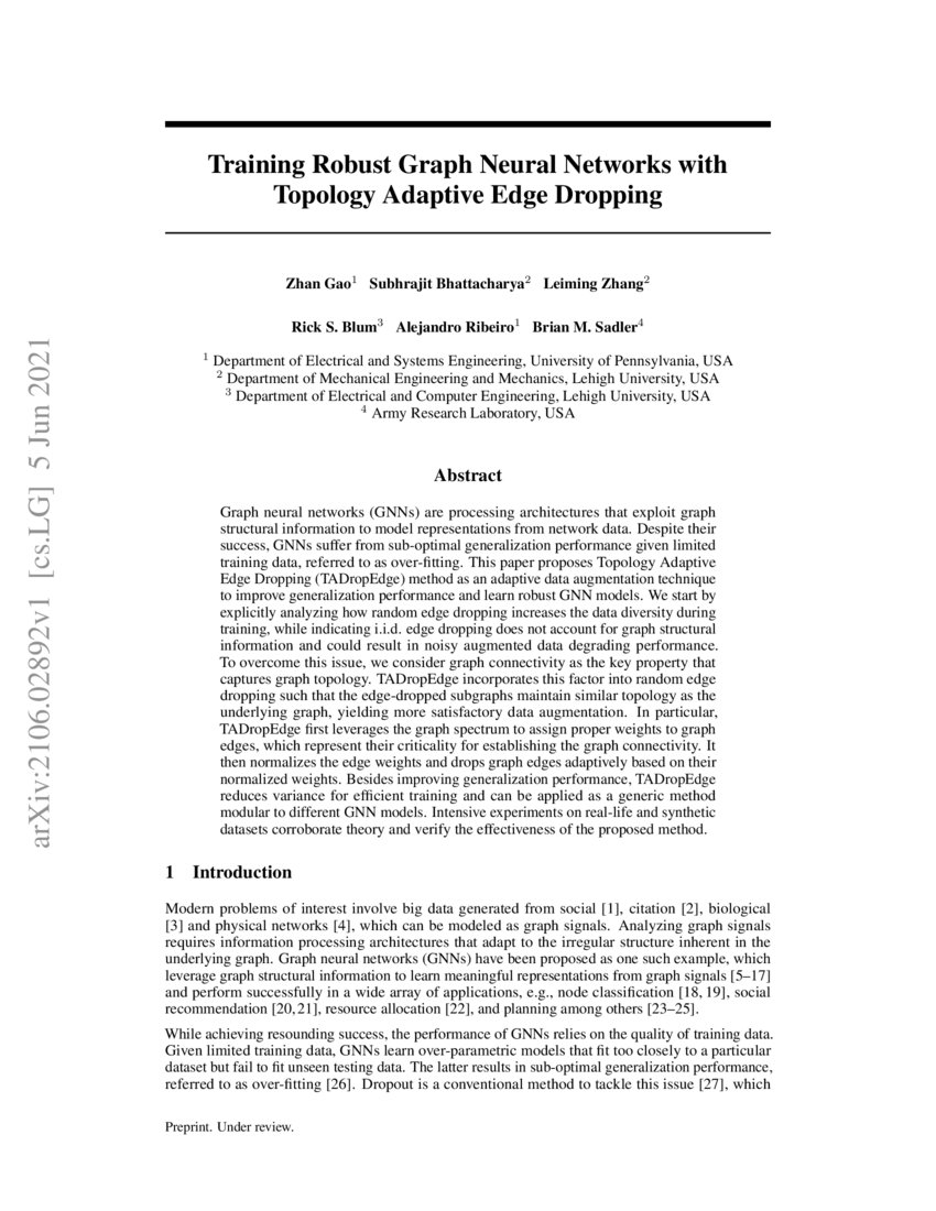 Training Robust Graph Neural Networks with Topology Adaptive Edge ...