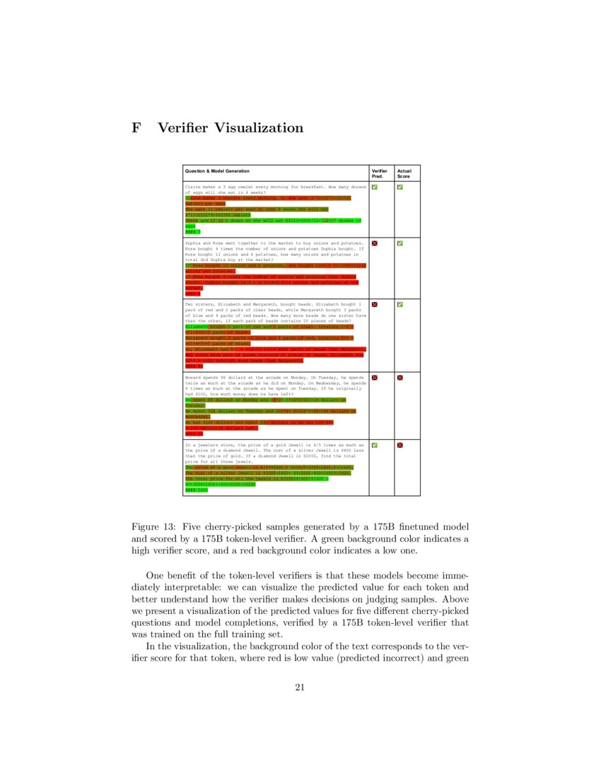 Training Verifiers to Solve Math Word Problems | DeepAI