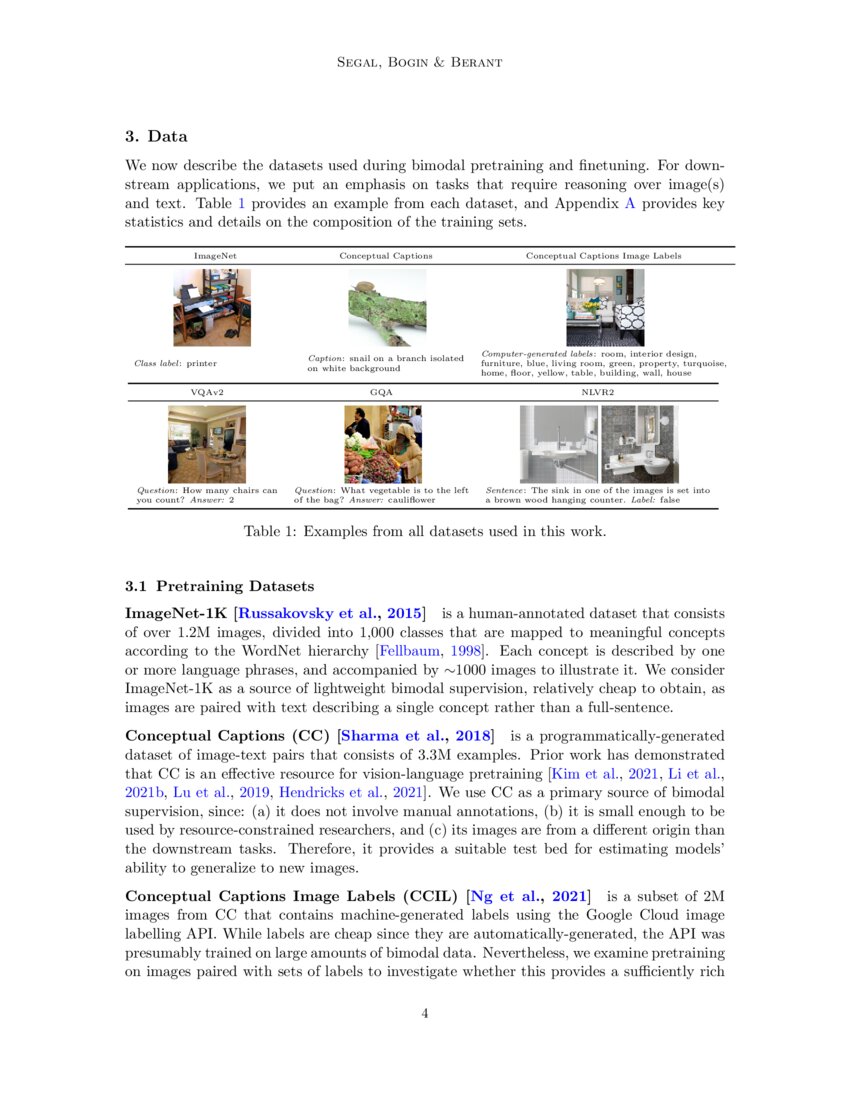 Training Vision-Language Models with Less Bimodal Supervision | DeepAI