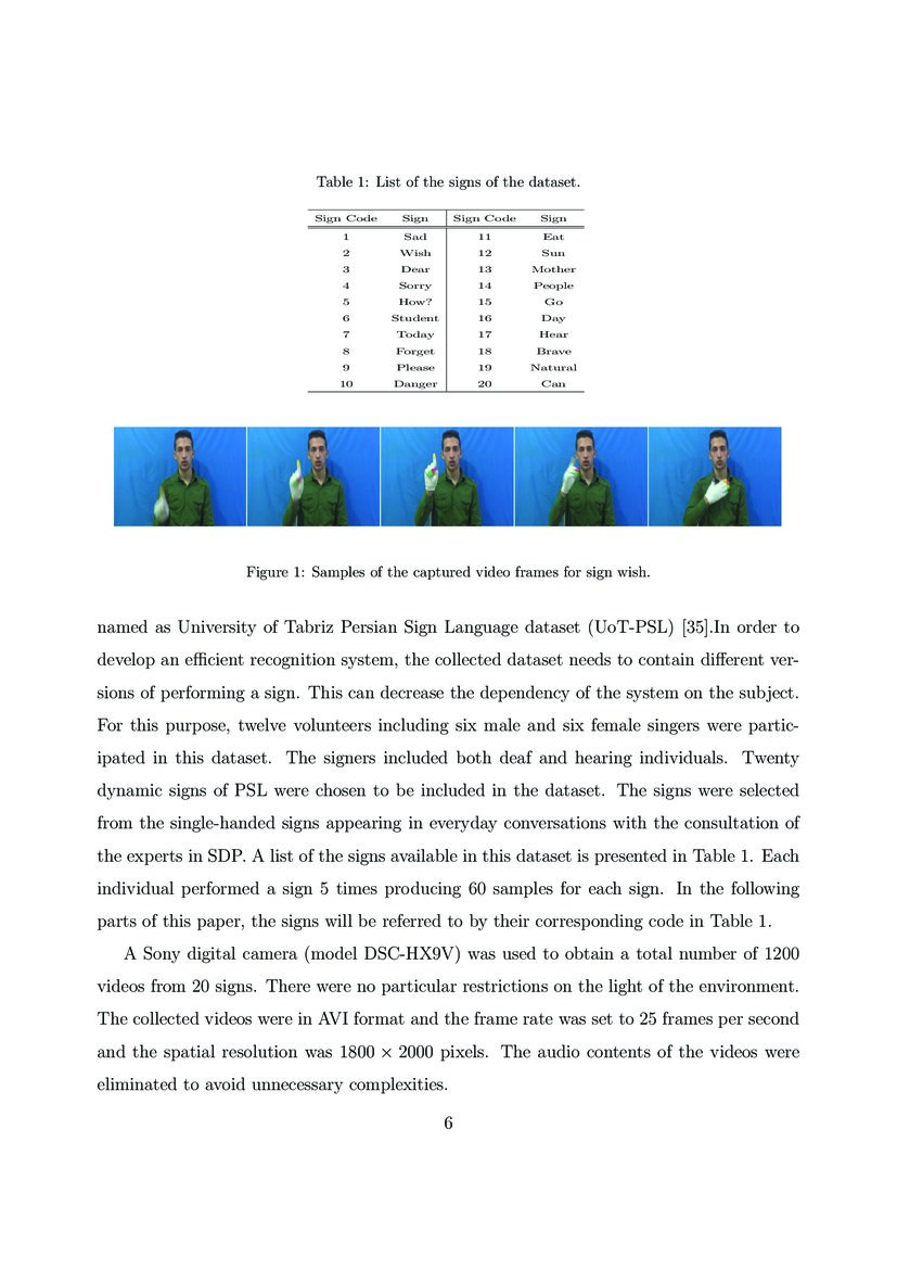 Trajectory-Based Recognition of Dynamic Persian Sign Language Using Hidden Markov Model | DeepAI