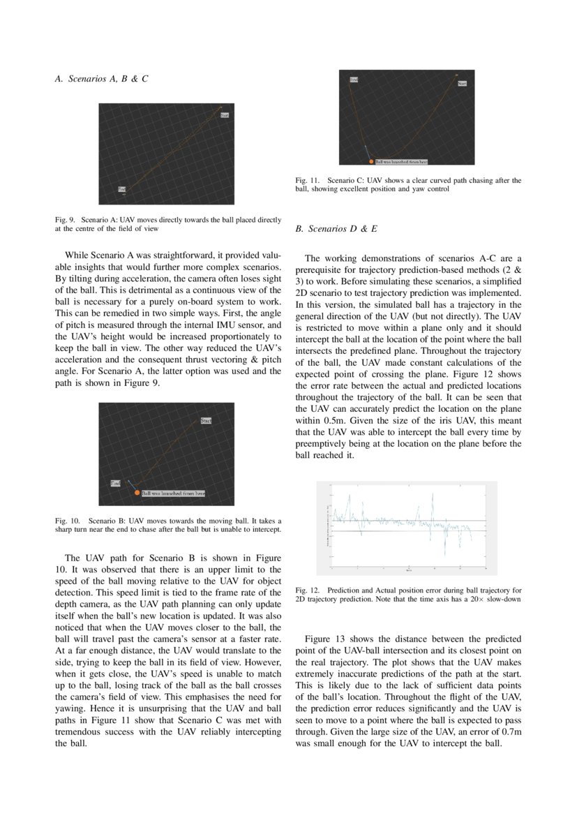 Trajectory Prediction Path Planning for an Object Intercepting UAV with a Mounted Depth Camera ...