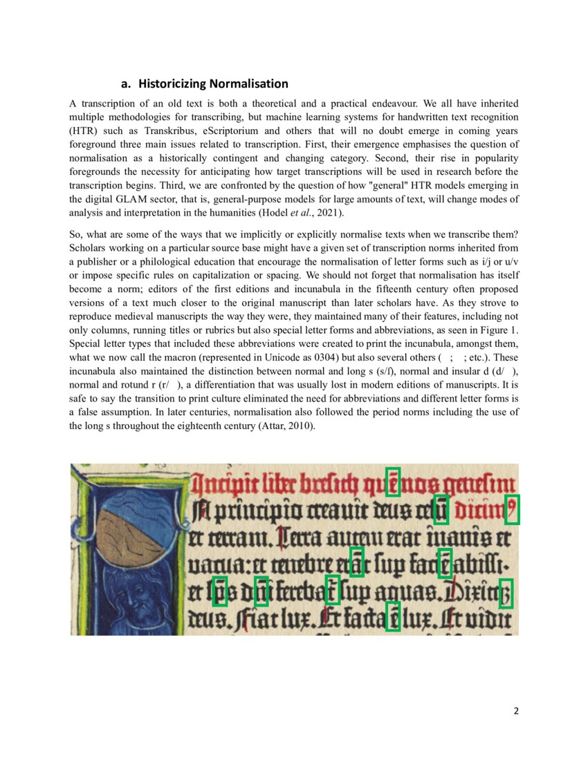 Transcribing Medieval Manuscripts for Machine Learning | DeepAI