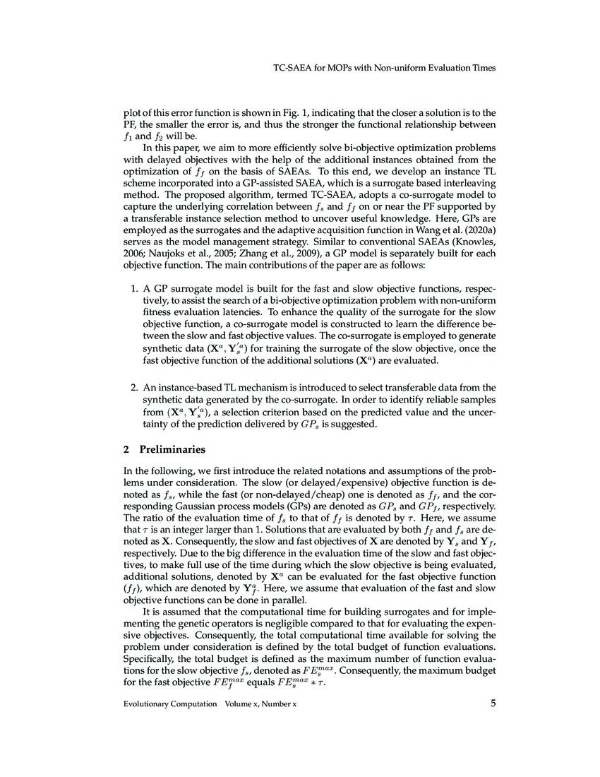 Transfer Learning Based Co Surrogate Assisted Evolutionary Bi Objective