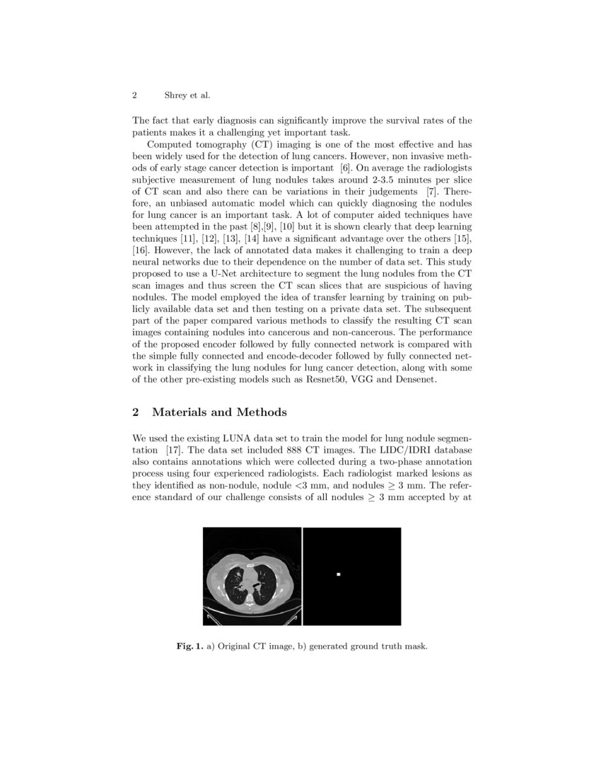 Transfer Learning by Cascaded Network to identify and classify lung ...