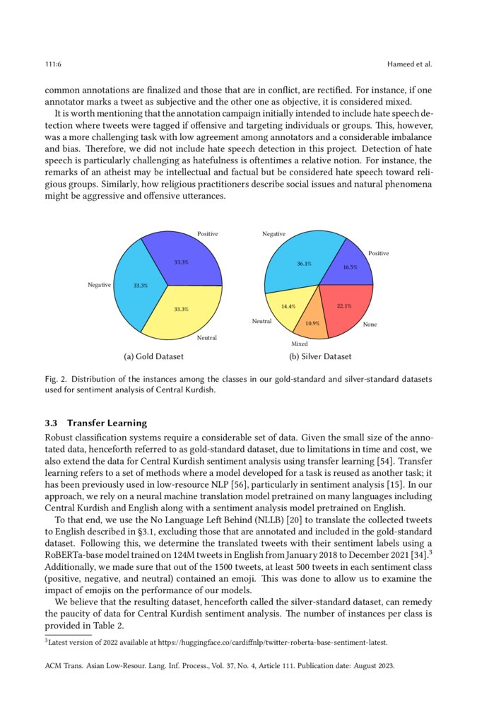Transfer Learning for Low-Resource Sentiment Analysis | DeepAI