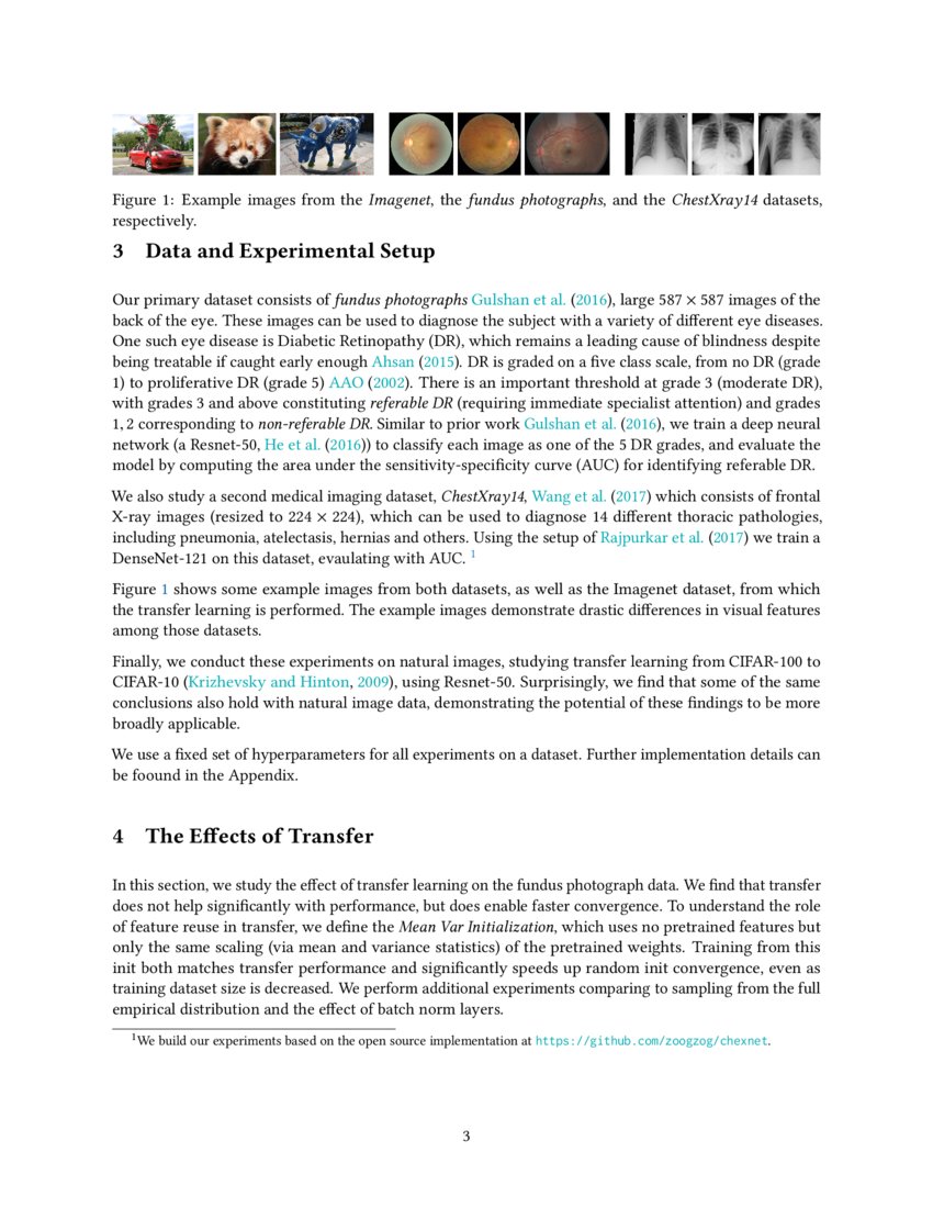 Transfusion: Understanding Transfer Learning with Applications to ...