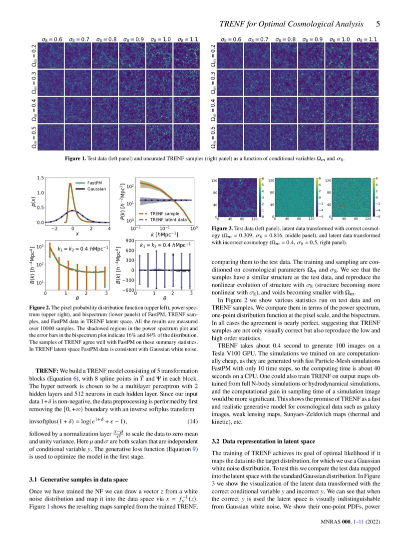 Translation and Rotation Equivariant Normalizing Flow (TRENF) for Optimal Cosmological Analysis ...