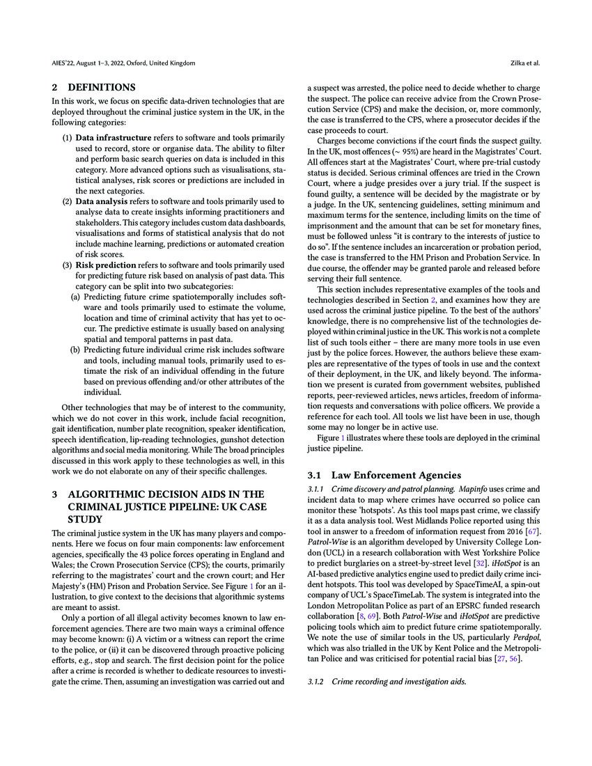 Transparency, Governance and Regulation of Algorithmic Tools Deployed ...