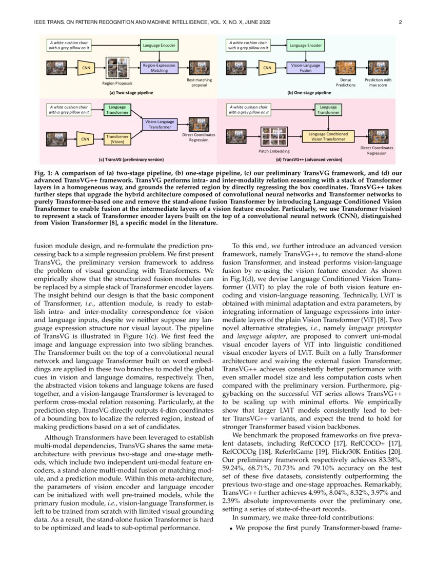 TransVG++: End-to-End Visual Grounding with Language Conditioned Vision Transformer | DeepAI