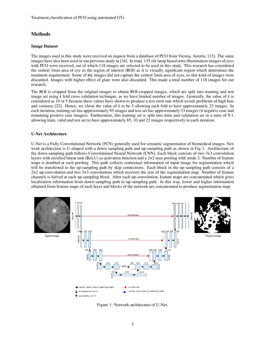 Treatment classification of posterior capsular opacification (PCO) using automated ground truths ...