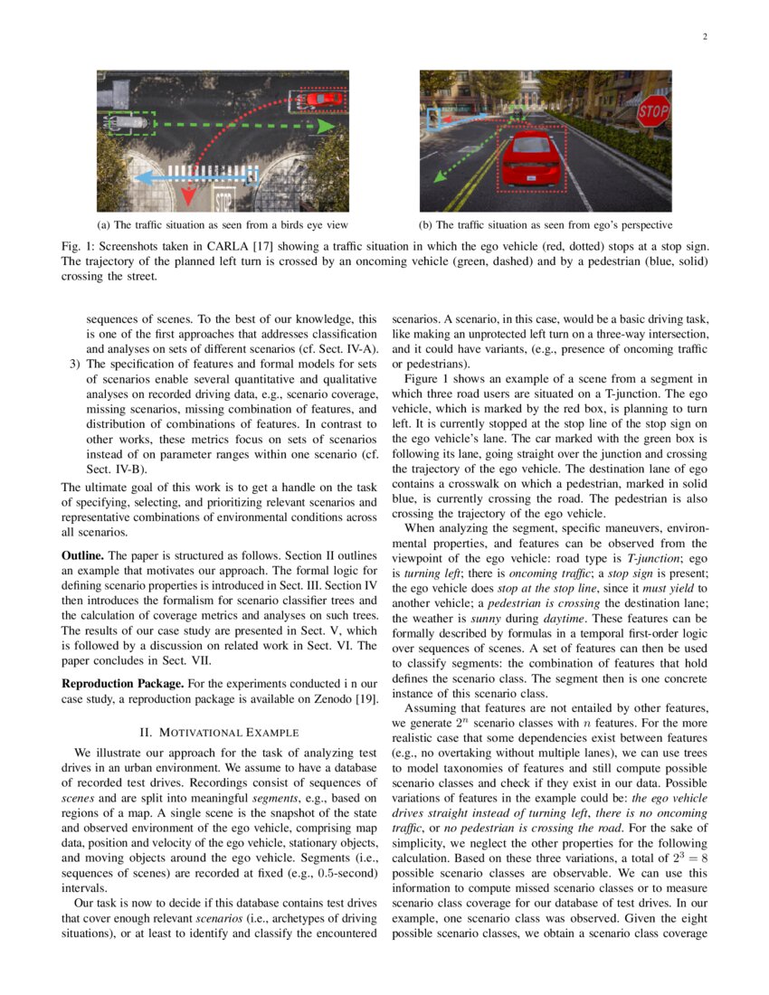 Tree Based Scenario Classification A Formal Framework For Coverage Analysis On Test Drives Of 