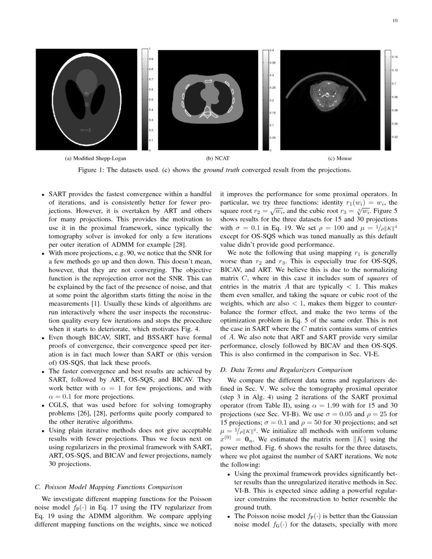 TRex: A Tomography Reconstruction Proximal Framework for Robust Sparse View X-Ray Applications ...