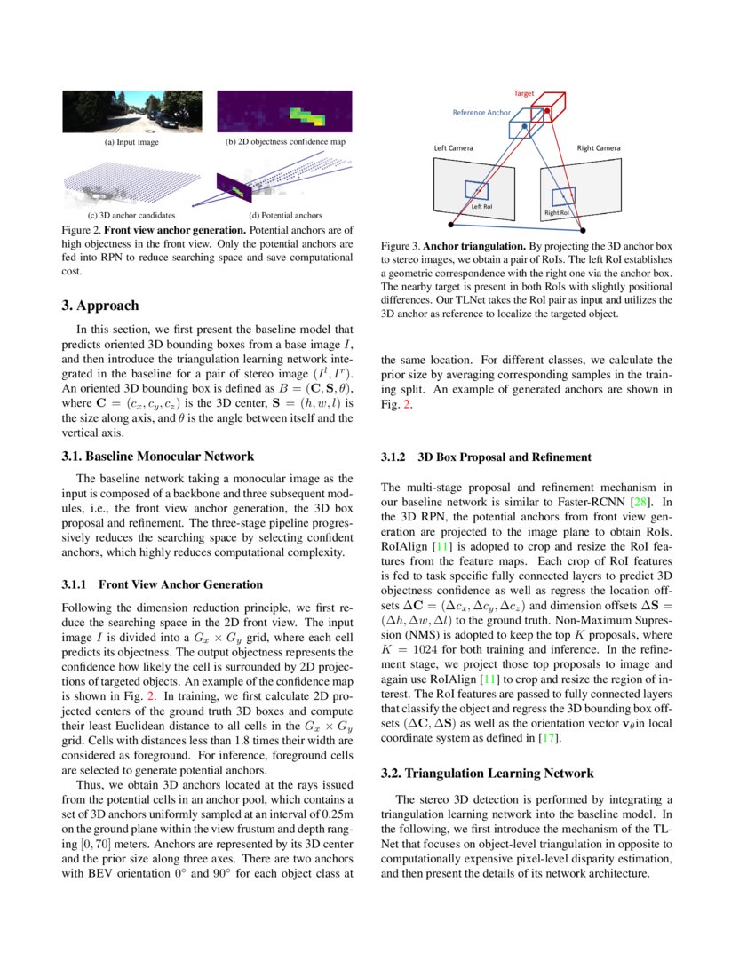Triangulation Learning Network From Monocular To Stereo 3d Object Detection Deepai