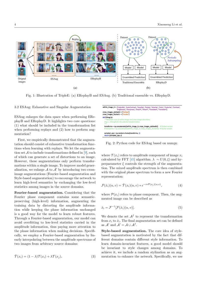Triplee Easy Domain Generalization Via Episodic Replay Deepai