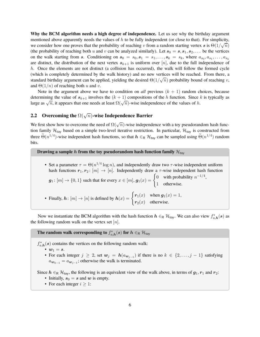 Truly Low-Space Element Distinctness and Subset Sum via Pseudorandom Hash Functions | DeepAI