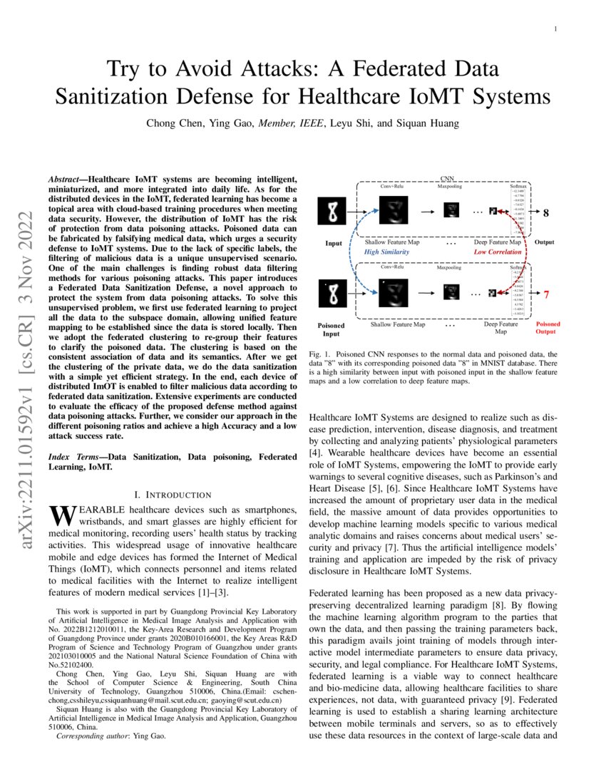Try to Avoid Attacks: A Federated Data Sanitization Defense for ...