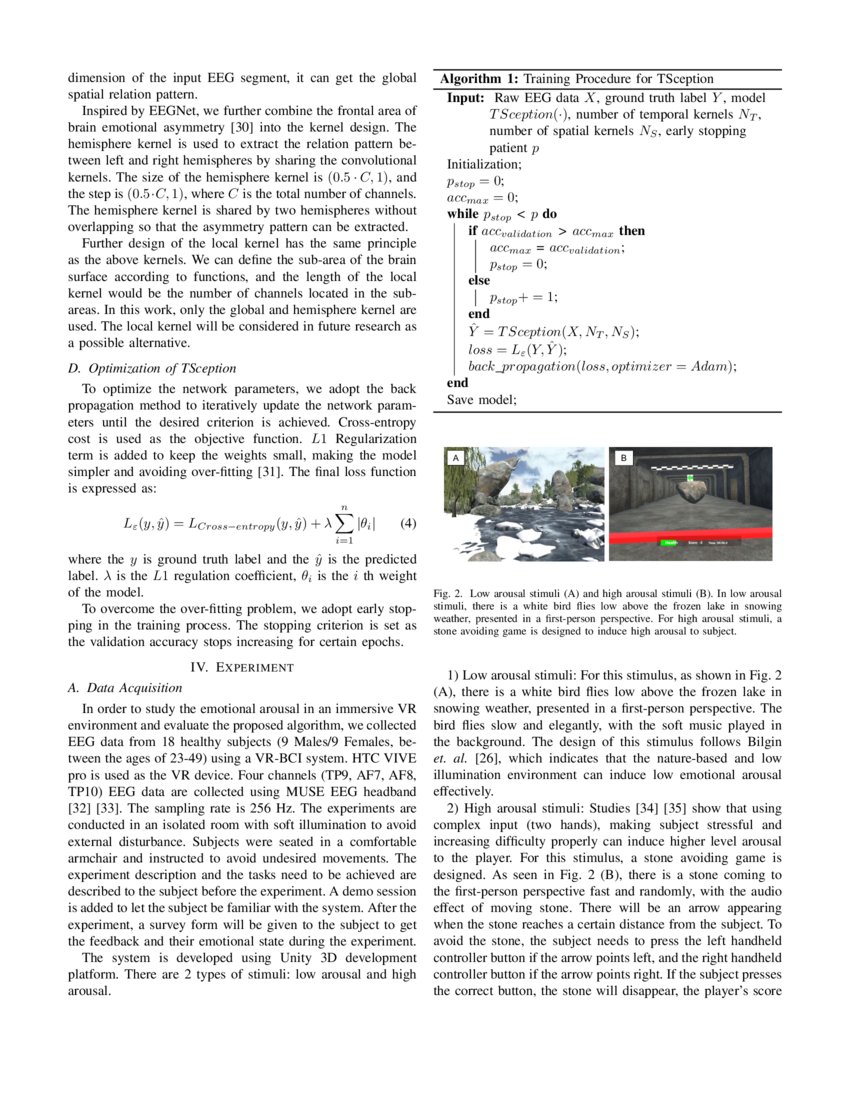 Tsception A Deep Learning Framework For Emotion Detection Using Eeg 9346