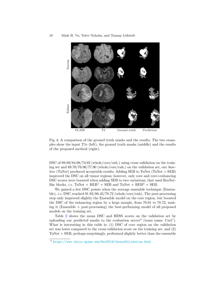 Tunet End To End Hierarchical Brain Tumor Segmentation Using Cascaded