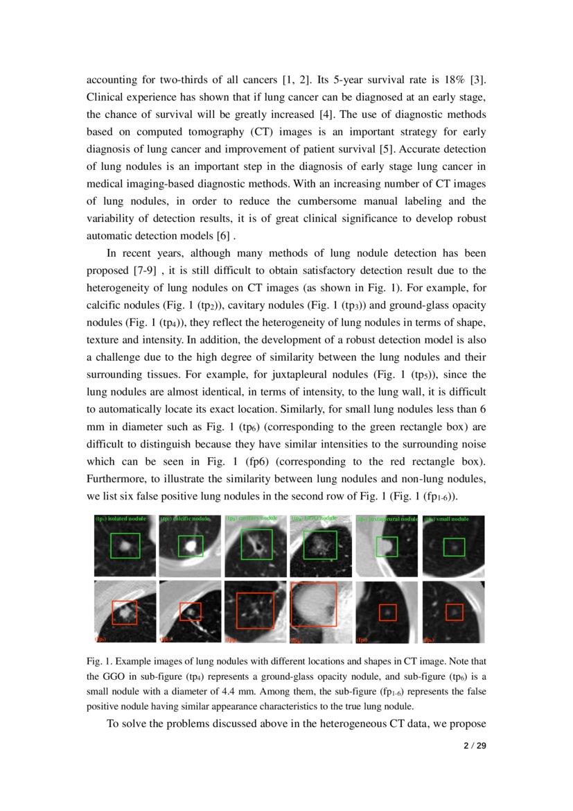 Two Stage Convolutional Neural Network Architecture For Lung Nodule Detection Deepai