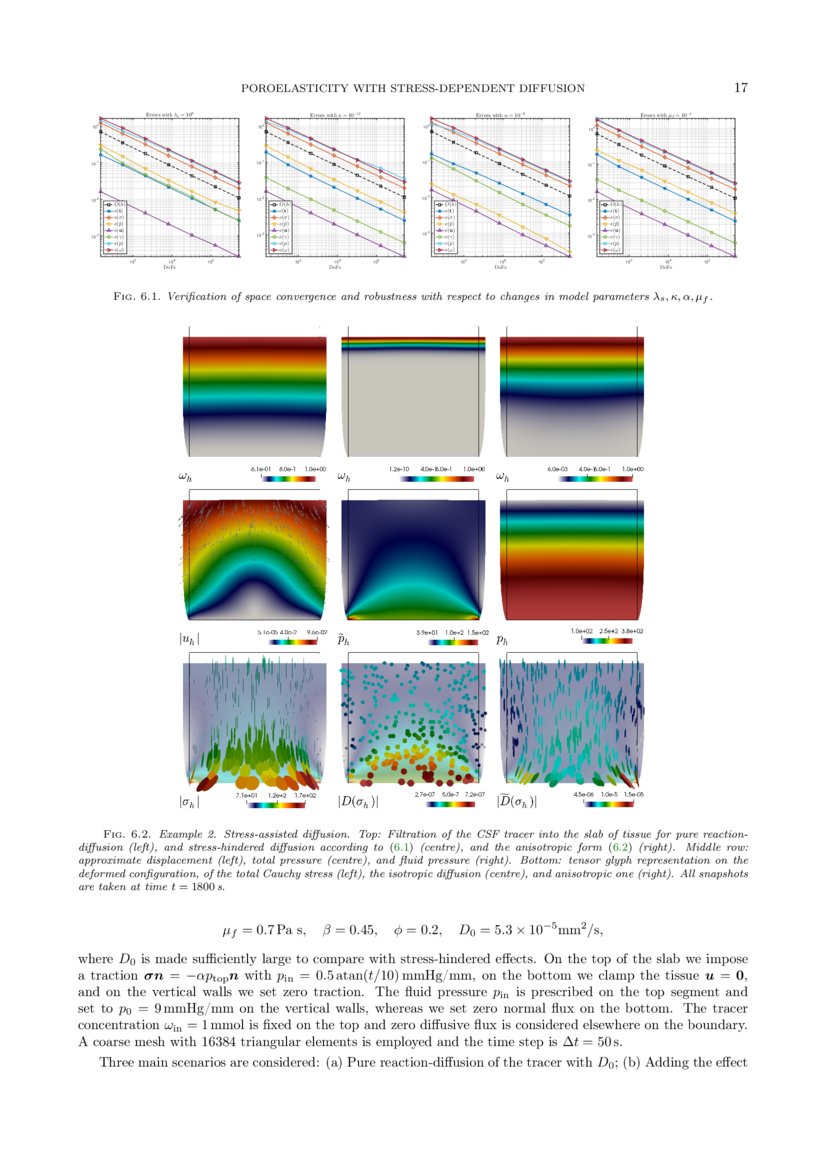 Twofold Saddle Point Formulation Of Biot Poroelasticity With Stress Dependent Diffusion Deepai
