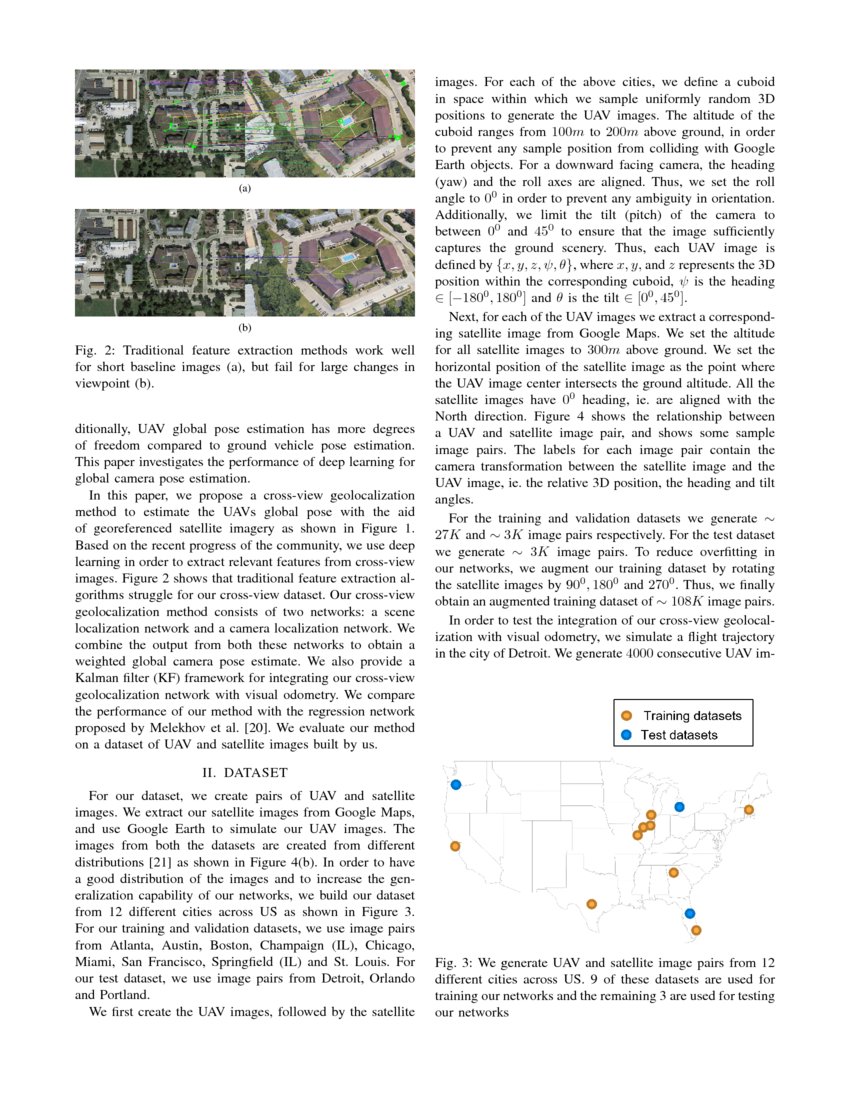Uav Pose Estimation Using Cross View Geolocalization With Satellite