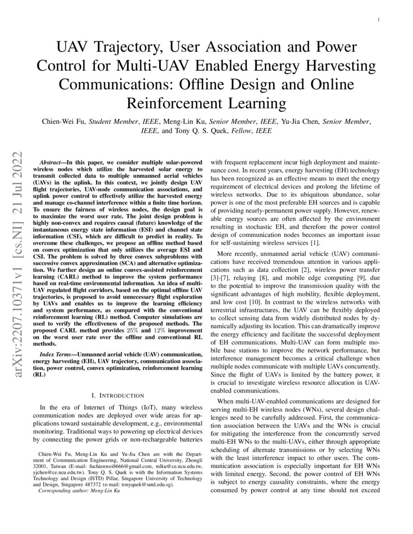 UAV Trajectory, User Association and Power Control for Multi-UAV ...