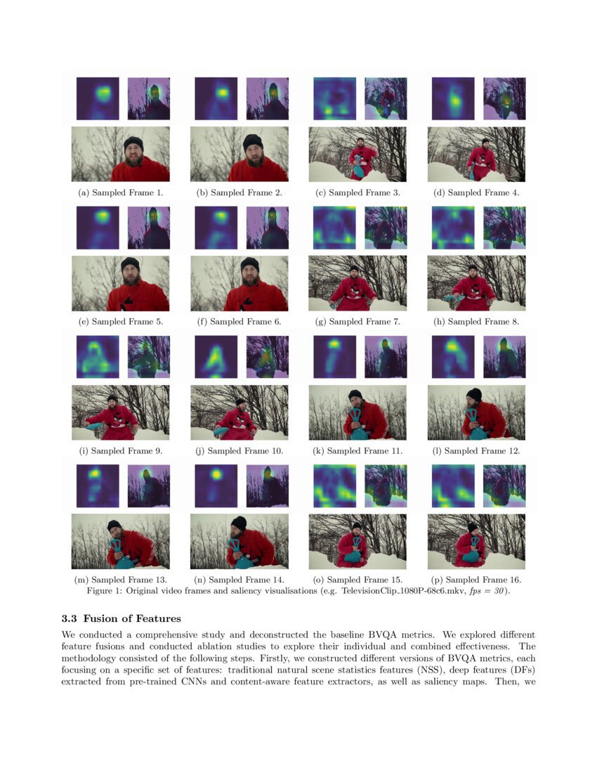 UGC Quality Assessment: Exploring the Impact of Saliency in Deep Feature-Based Quality ...