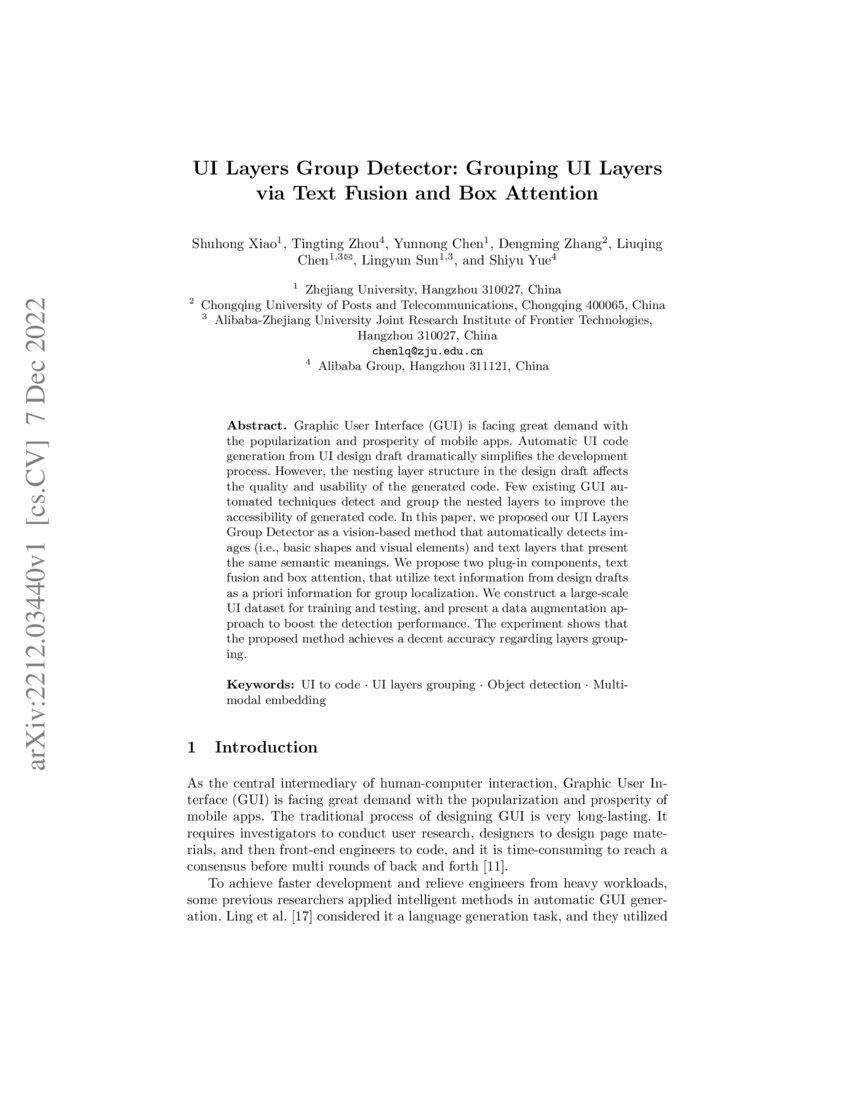 UI Layers Group Detector: Grouping UI Layers via Text Fusion and Box Attention | DeepAI