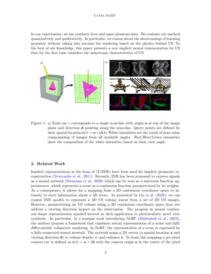Ultra-NeRF: Neural Radiance Fields for Ultrasound Imaging | DeepAI Ultra-NeRF: Neural Radiance Fields for Ultrasound Imaging | DeepAI