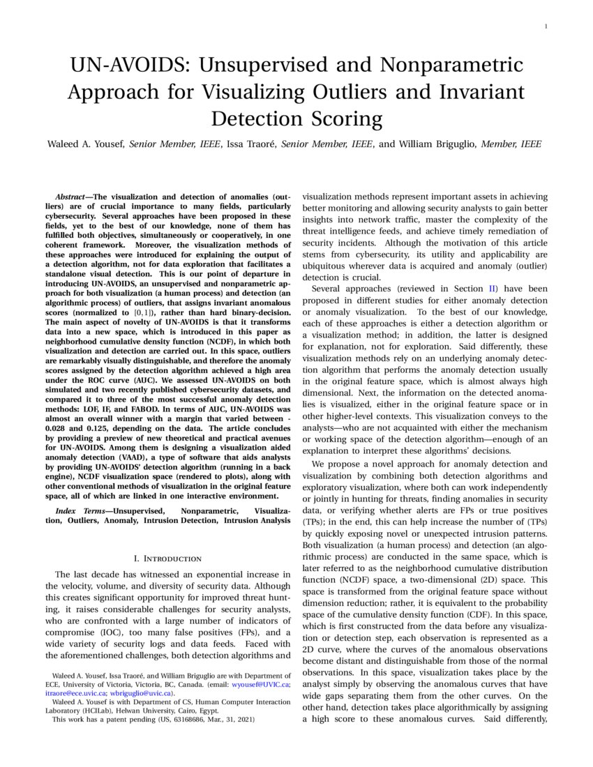 Un Avoids Unsupervised And Nonparametric Approach For Visualizing