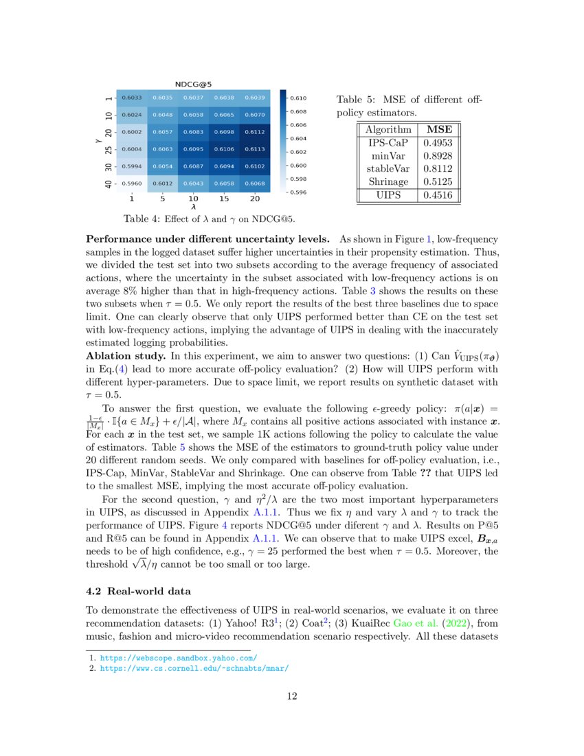 Uncertainty-Aware Off-Policy Learning | DeepAI Uncertainty-Aware Off-Policy Learning | DeepAI