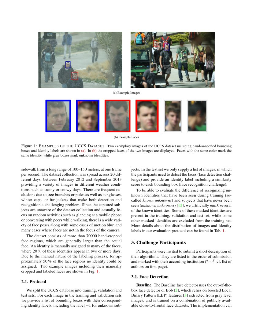 Unconstrained Face Detection And Open Set Face Recognition Challenge Deepai
