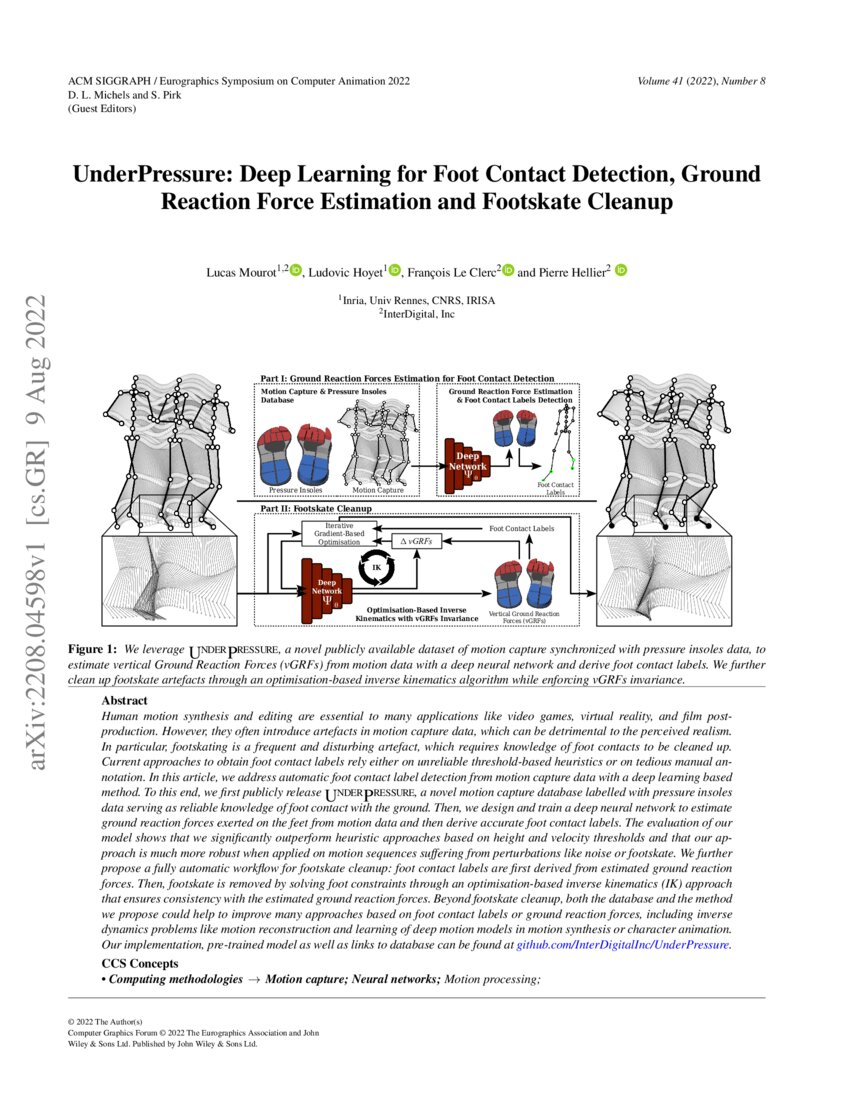 UnderPressure: Deep Learning for Foot Contact Detection, Ground ...