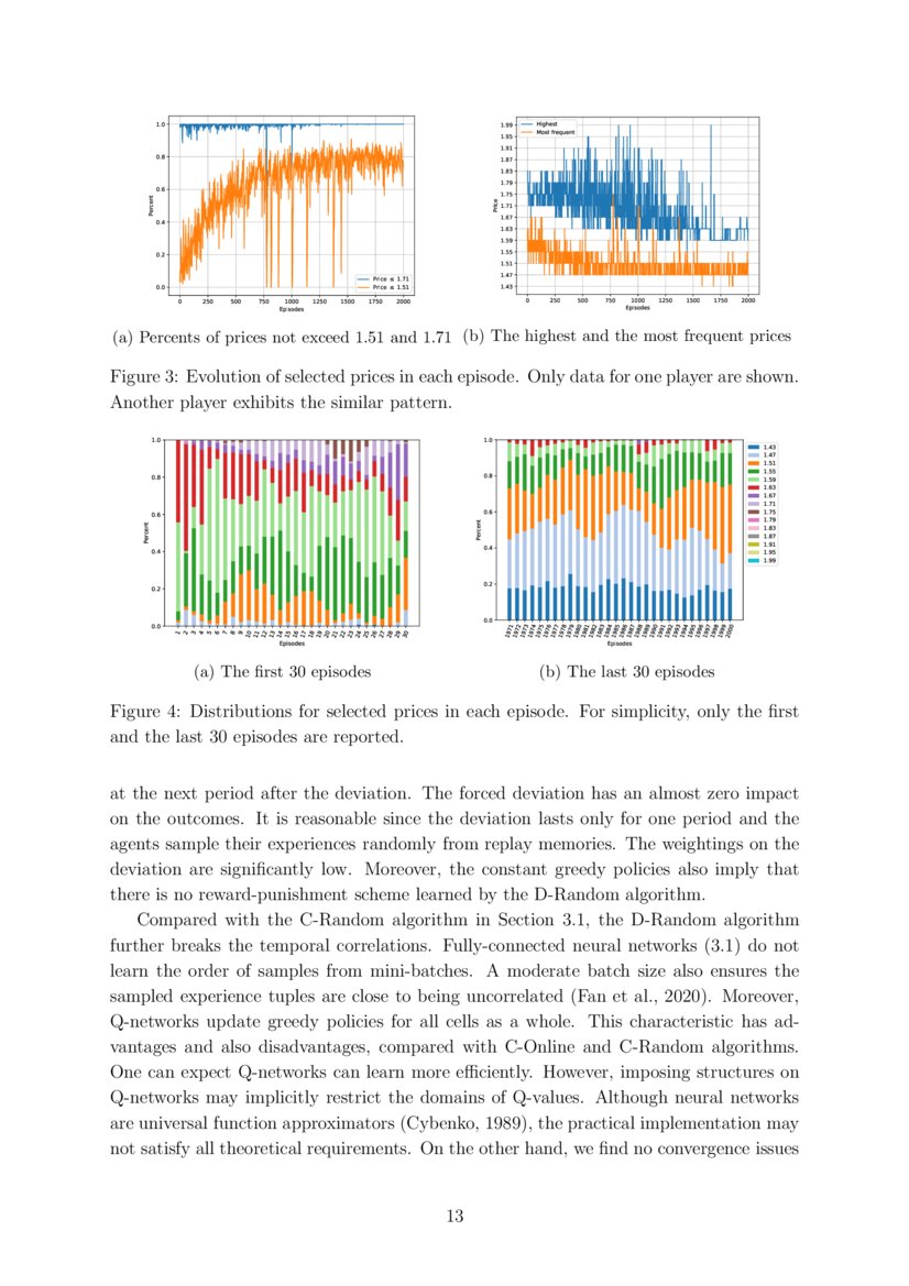 Understanding algorithmic collusion with experience replay | DeepAI