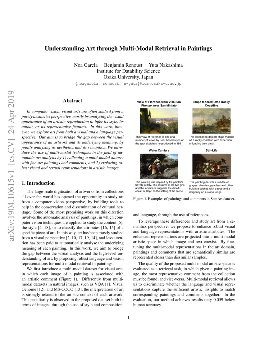 Understanding Art through Multi-Modal Retrieval in Paintings | DeepAI