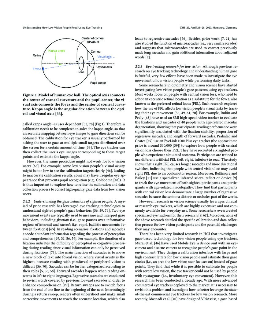 Understanding How Low Vision People Read Using Eye Tracking | DeepAI