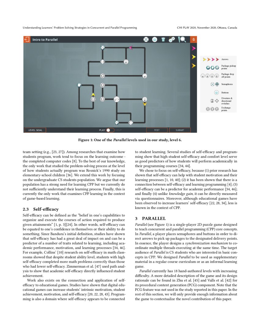 Understanding Learners Problem Solving Strategies In Concurrent And Parallel Programming A