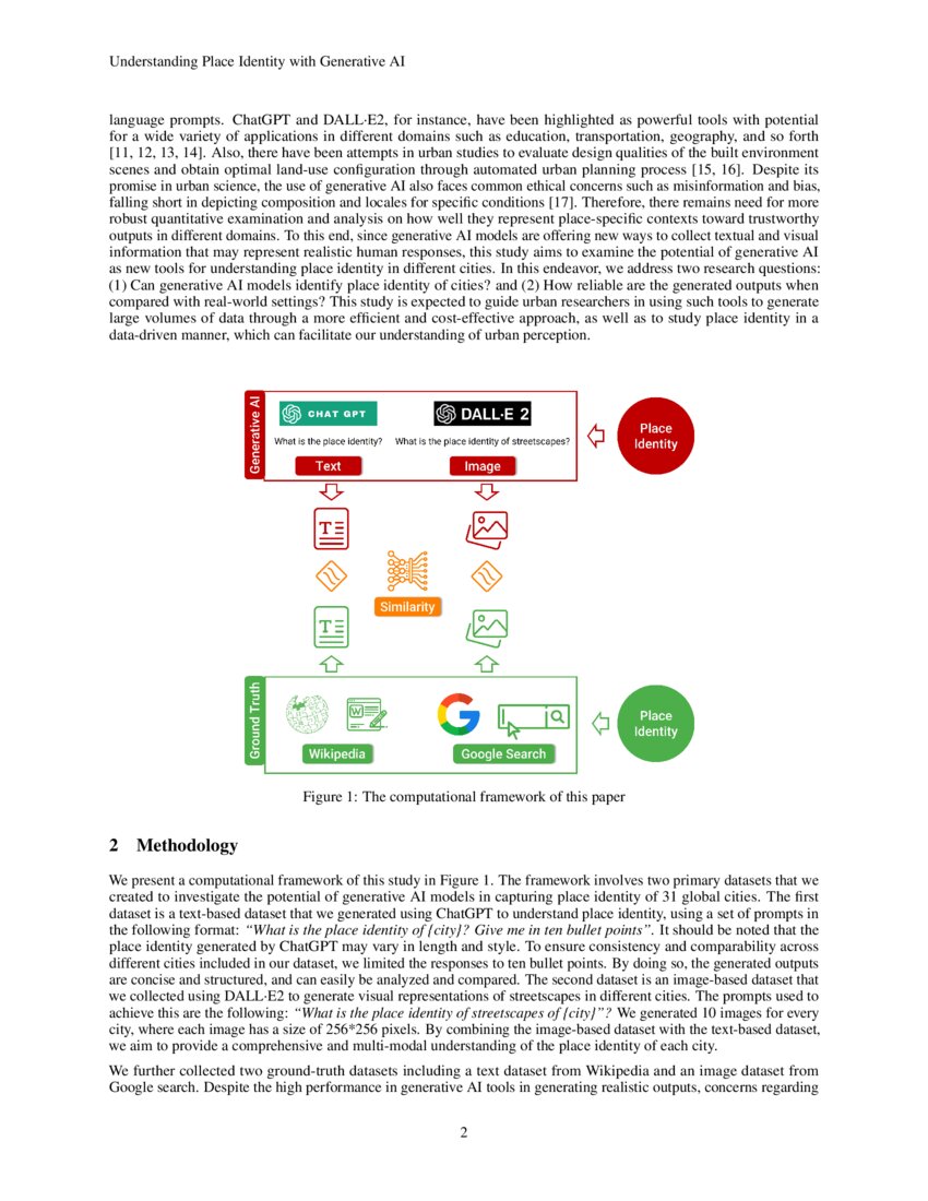 Understanding Place Identity with Generative AI | DeepAI