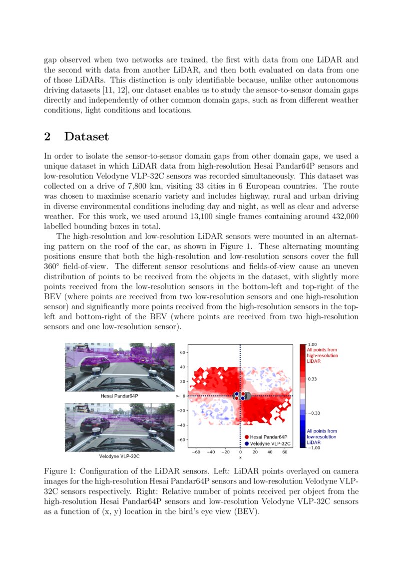 Understanding The Domain Gap In Lidar Object Detection Networks Deepai