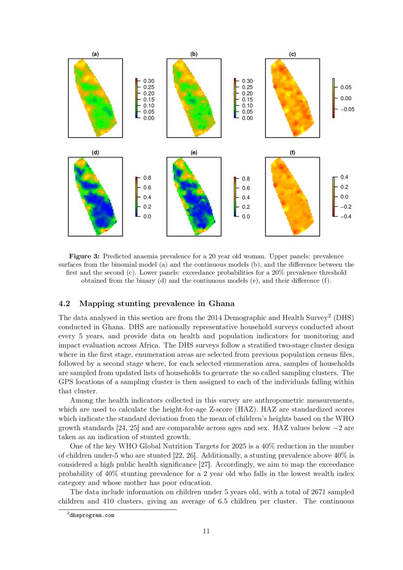 Understanding The Effects Of Dichotomization Of Continuous Outcomes On Geostatistical Inference
