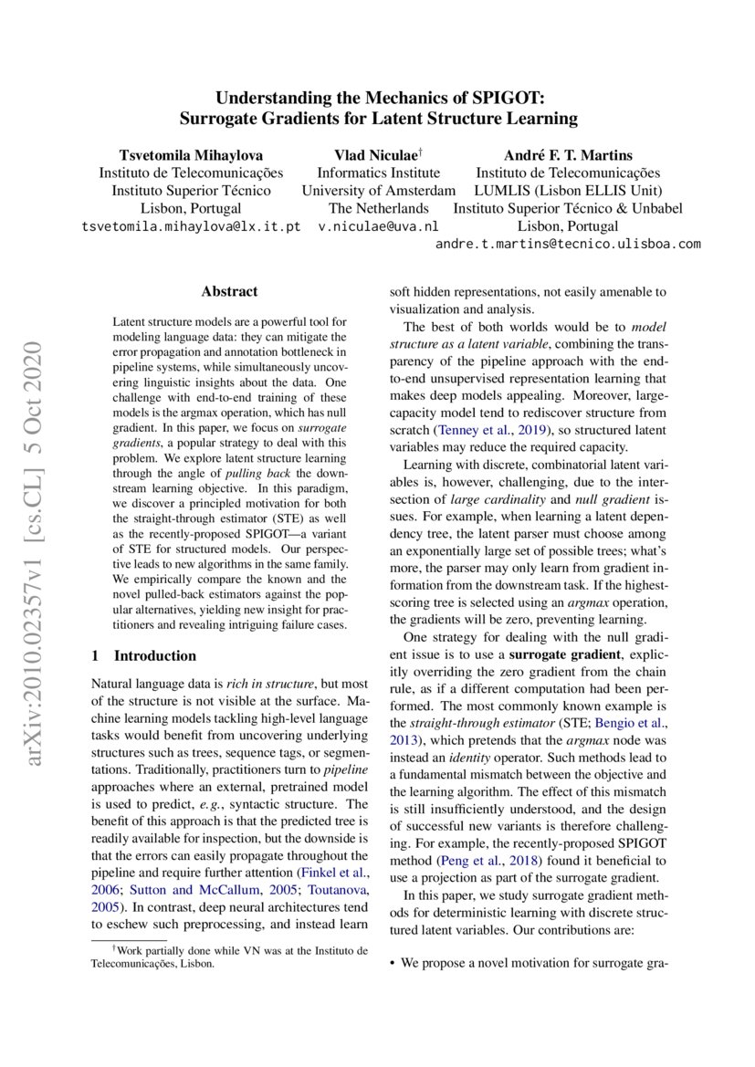 Understanding the Mechanics of SPIGOT: Surrogate Gradients for Latent ...