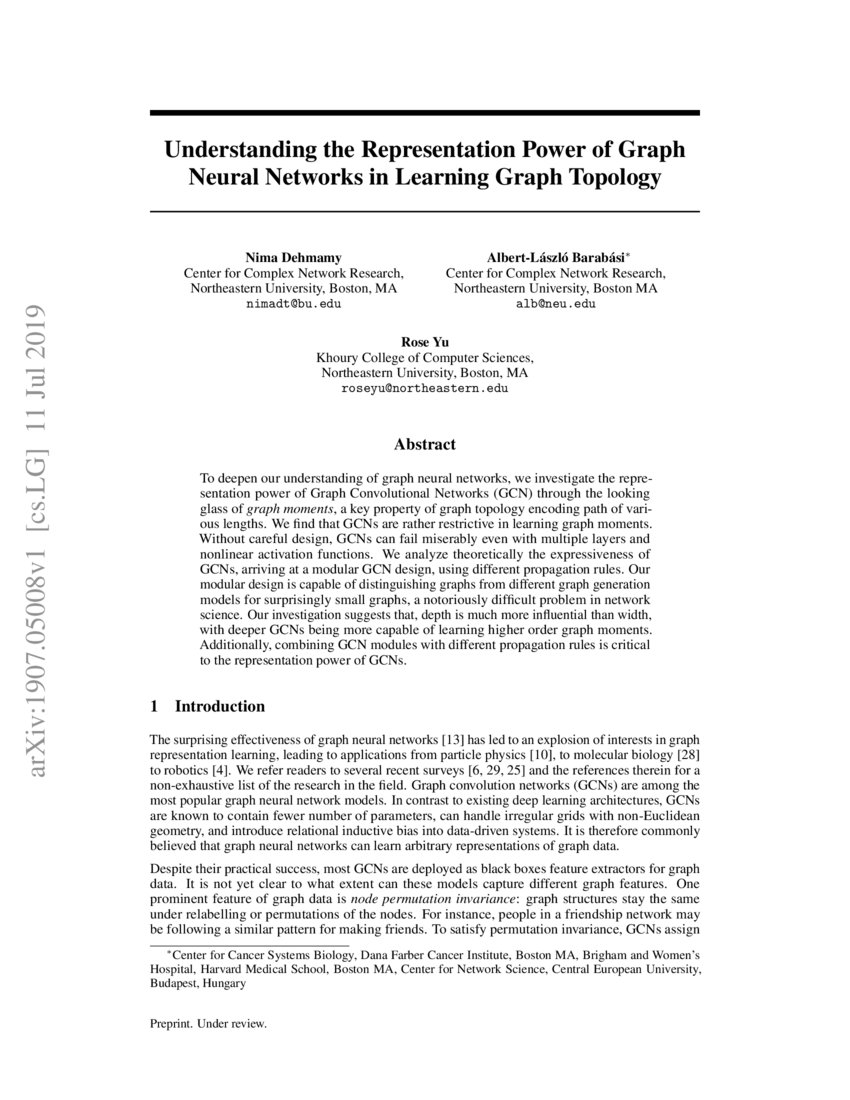 Understanding the Representation Power of Graph Neural Networks in ...