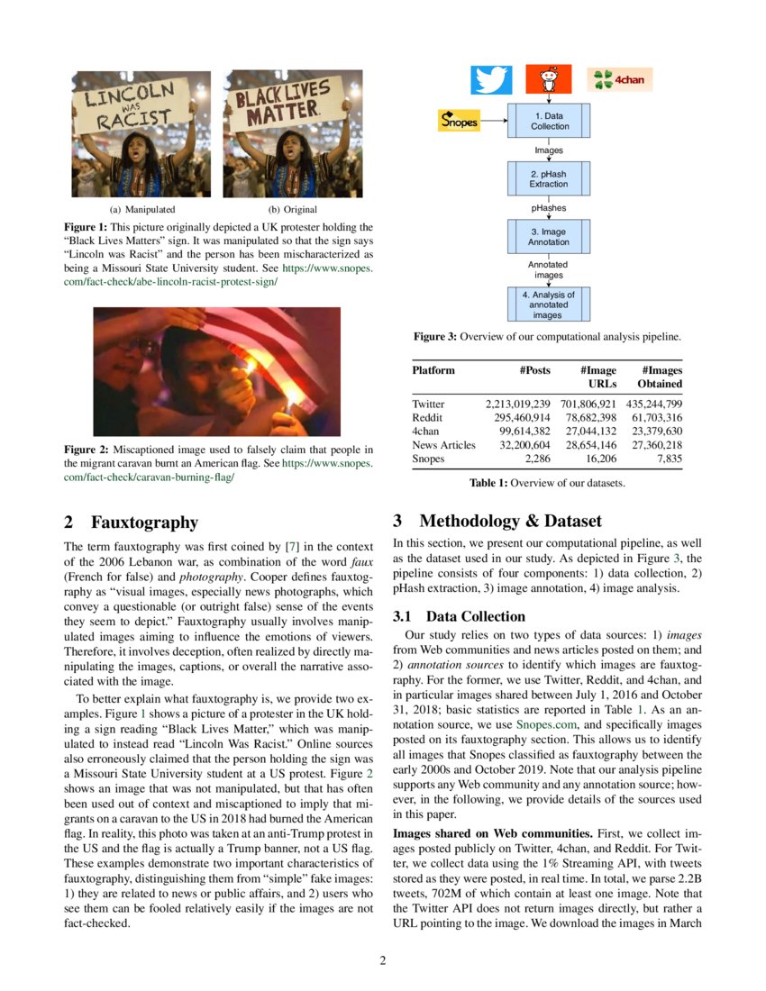 Understanding the Use of Fauxtography on Social Media | DeepAI